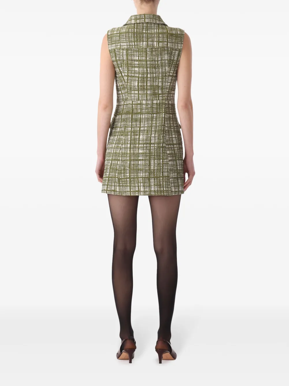 Jason Wu Tweed Mini Dress | Green | FARFETCH