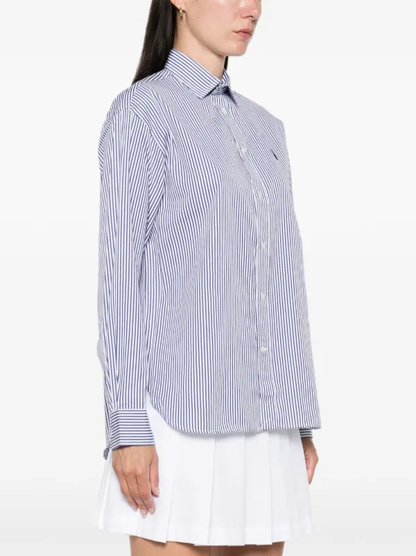 Polo Ralph Lauren ストライプ シャツ | ブルー | FARFETCH JP Polo Ralph Lauren ストライプ シャツ | ブルー | FARFETCH JP