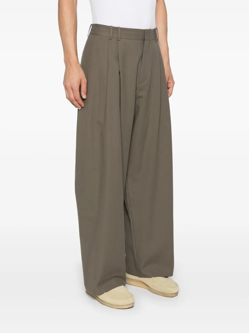 Studio Nicholson Line Trousers | Brown | FARFETCH