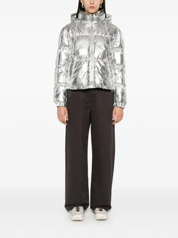 Michael kors coats silver store