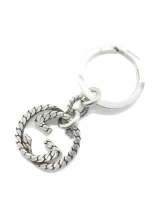 Gucci Pre-Owned 2000s Interlocking G Key Ring | Silver | FARFETCH