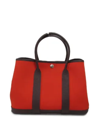 Hermès Pre-Owned 2022 Garden Party TPM Handbag | Red | FARFETCH
