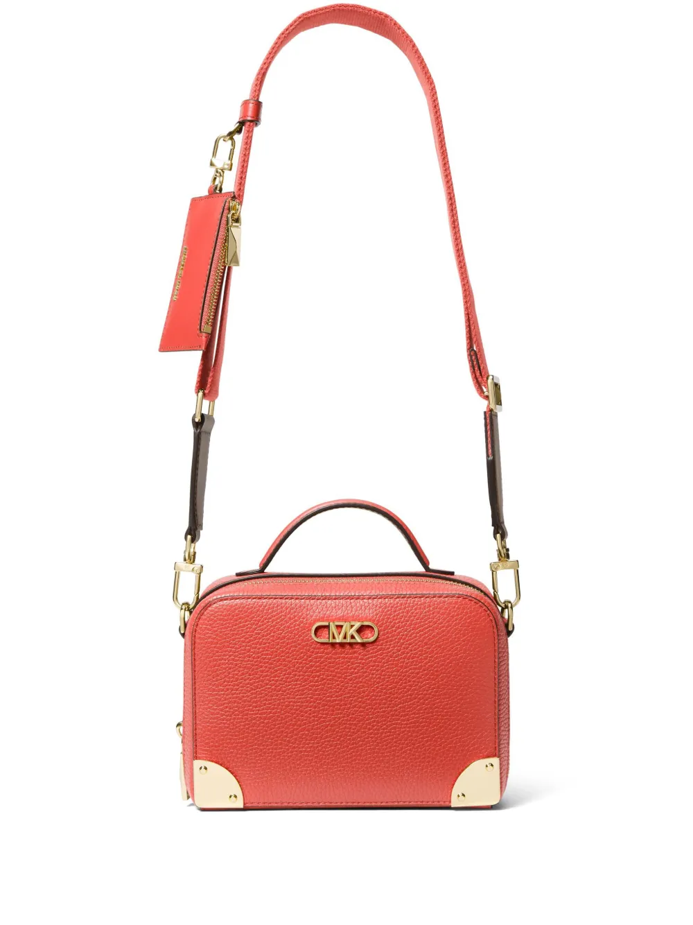 Michael Michael Kors Bolsa Transversal Estelle Pequena | Laranja ...