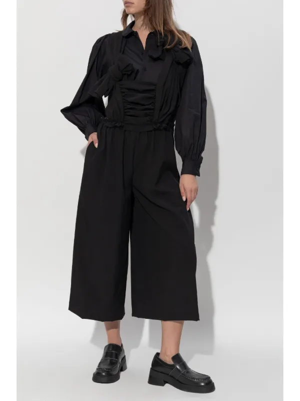 Comme Des Garçons Comme Des Garçons Wool Jumpsuit | Black Comme Des Garçons Comme Des Garçons Wool Jumpsuit | Black
