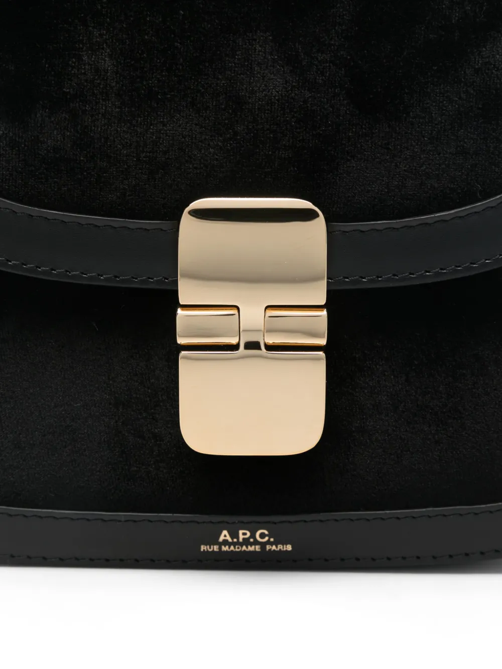A.P.C. Mini Grace Shoulder Bag | Black | FARFETCH