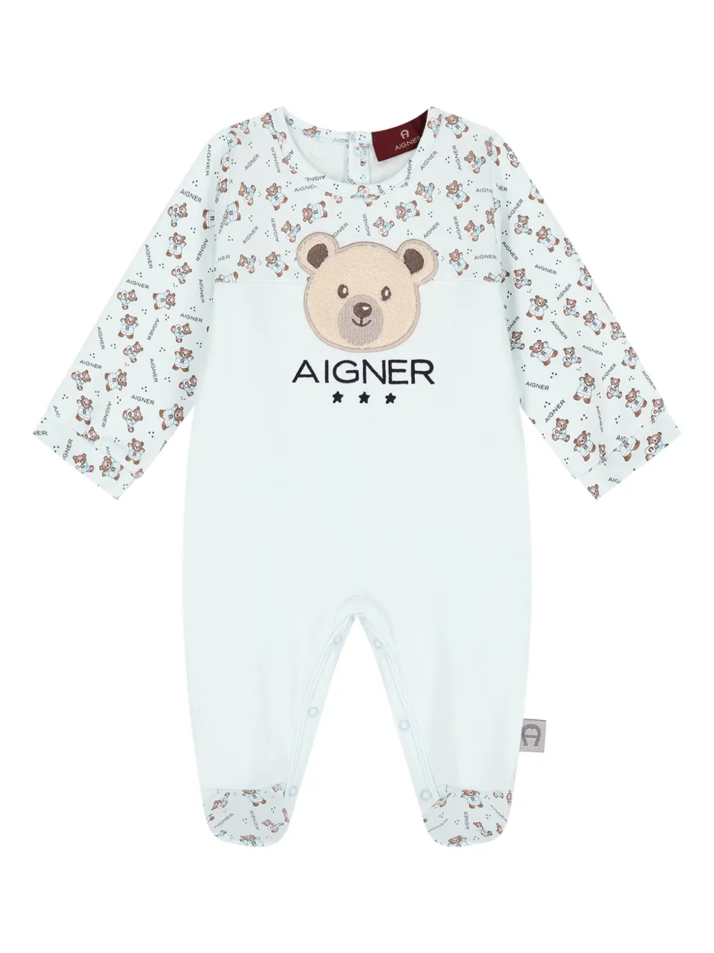 Aigner Kids Teddy Bear Babygrow Set | White | FARFETCH