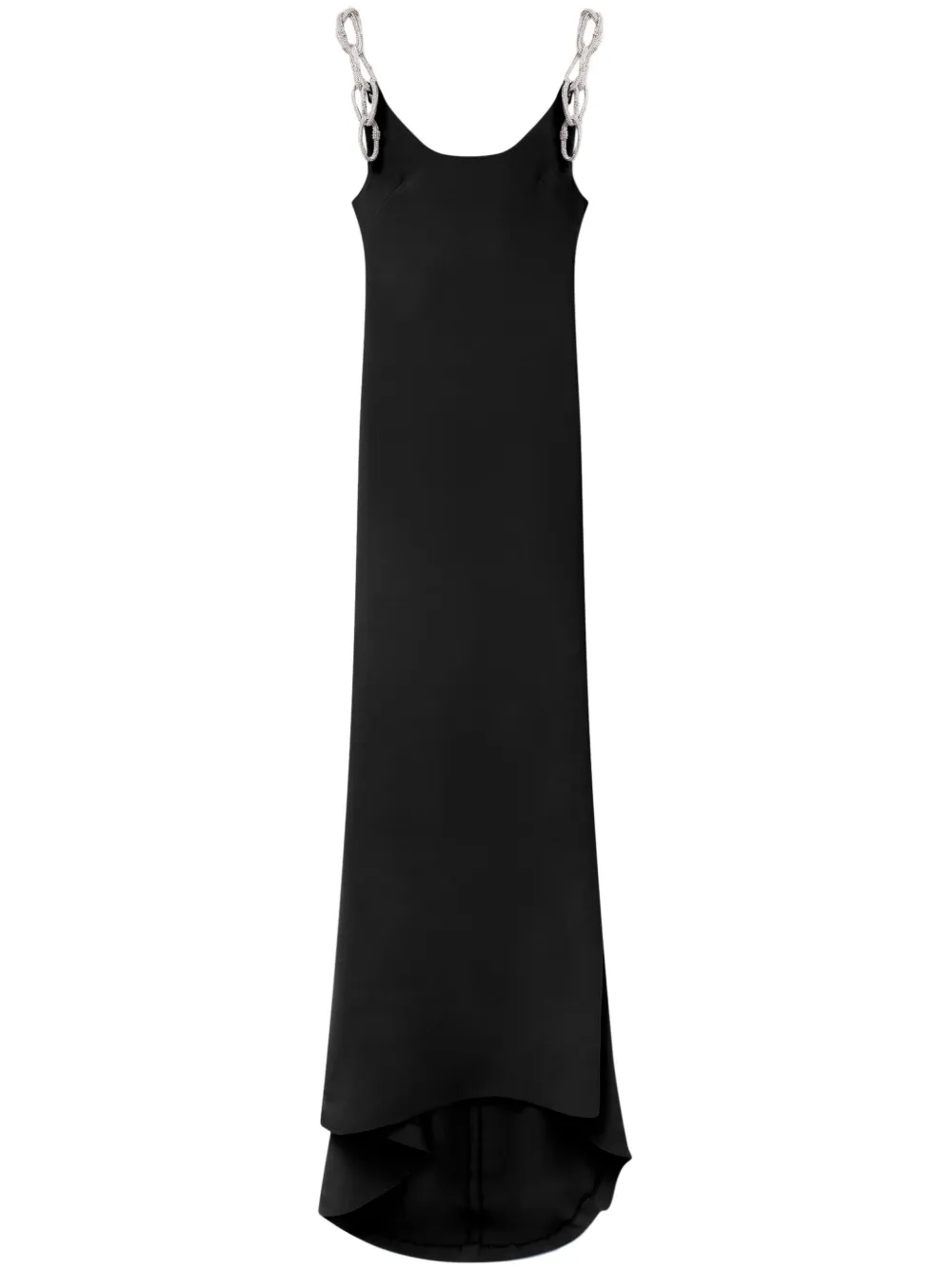 Stella McCartney chain-link Straps Maxi Dress | Black | FARFETCH UK