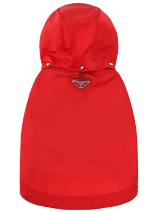 Prada Re-Nylon Dog Coat | Red | FARFETCH UK