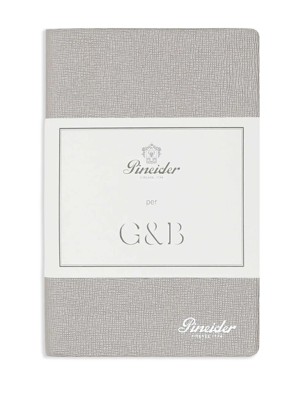 Pineider Milano Notebook 9X14 Cm | Silver | FARFETCH UK