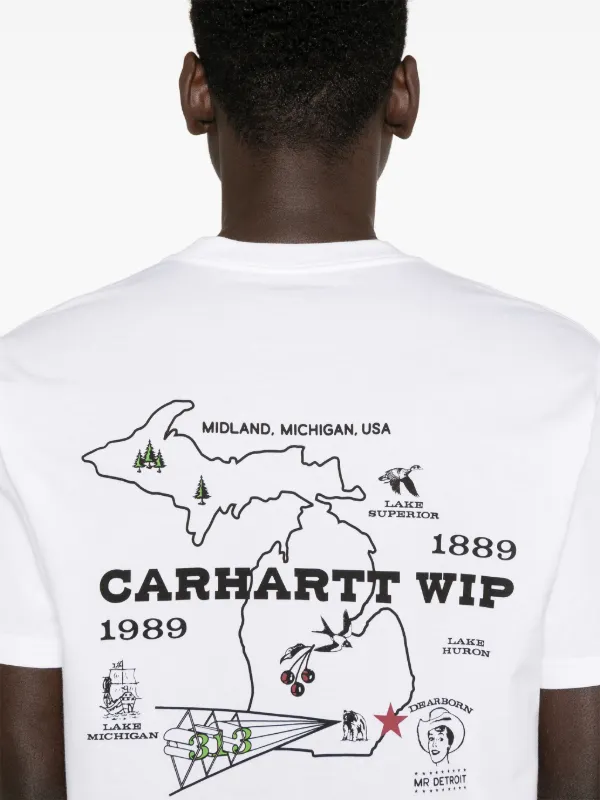 Carhartt WIP Home State T shirt White FARFETCH GH