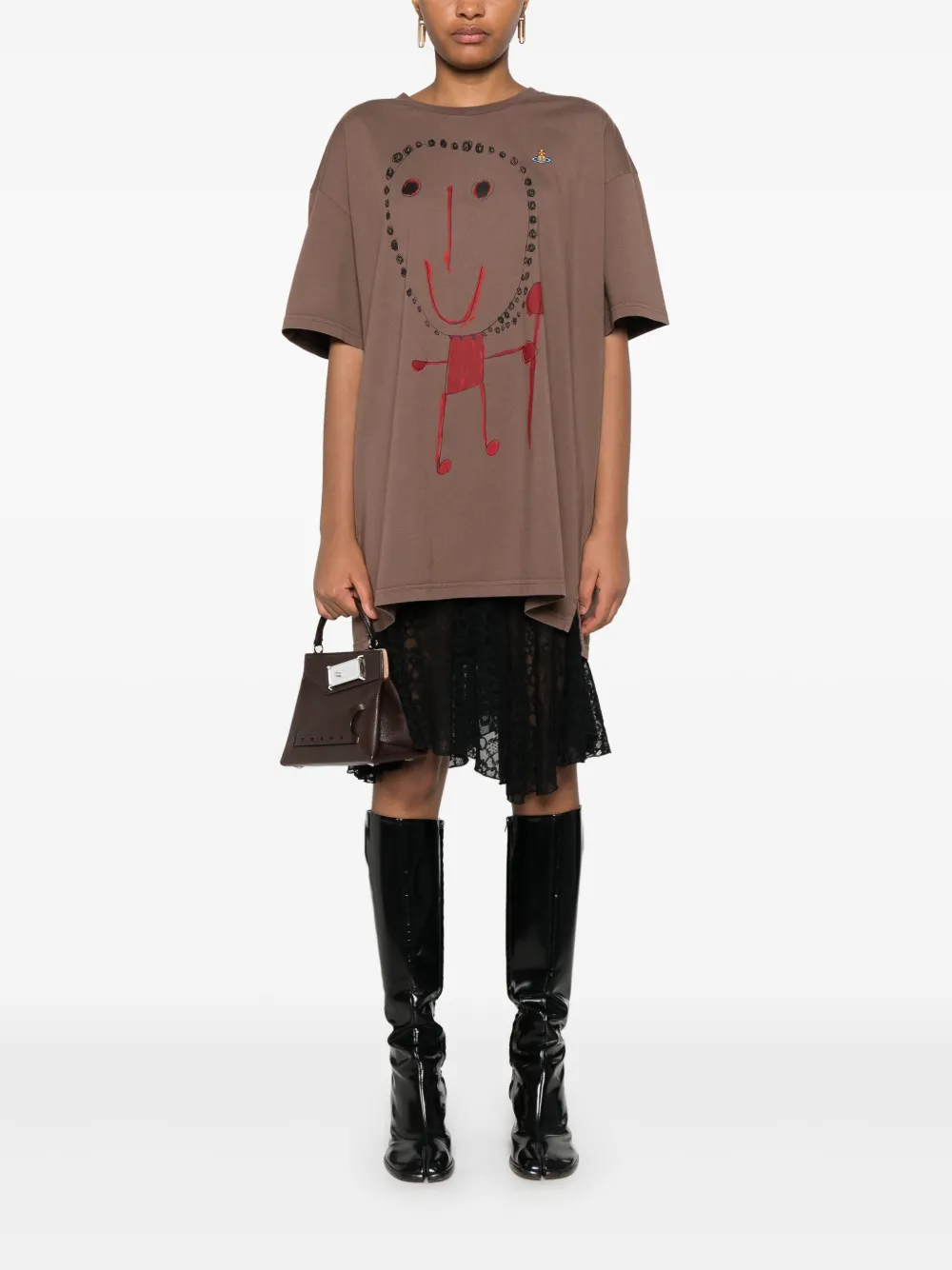 Vivienne Westwood X Revere The Residence Beth-print T-shirt | Brown ...