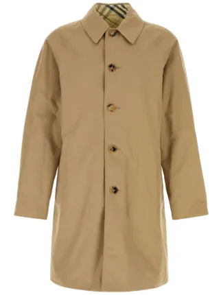 Burberry Cotton Reversible Trench Coat | Neutrals | FARFETCH AU