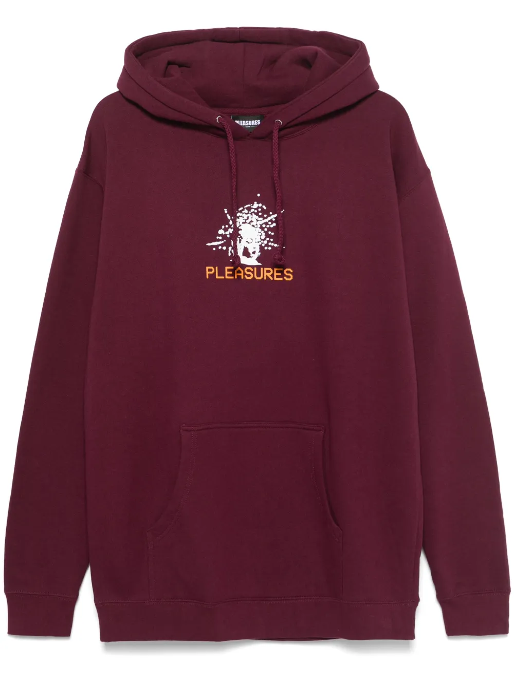 Pleasures logo-print Hoodie | Purple | FARFETCH TW