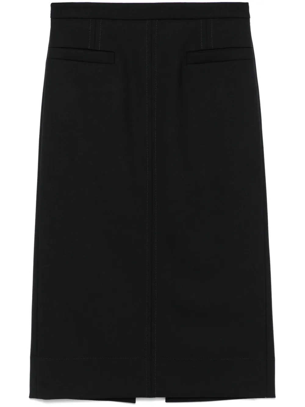 Incotex Tonal Stitching Pencil Skirt - Farfetch