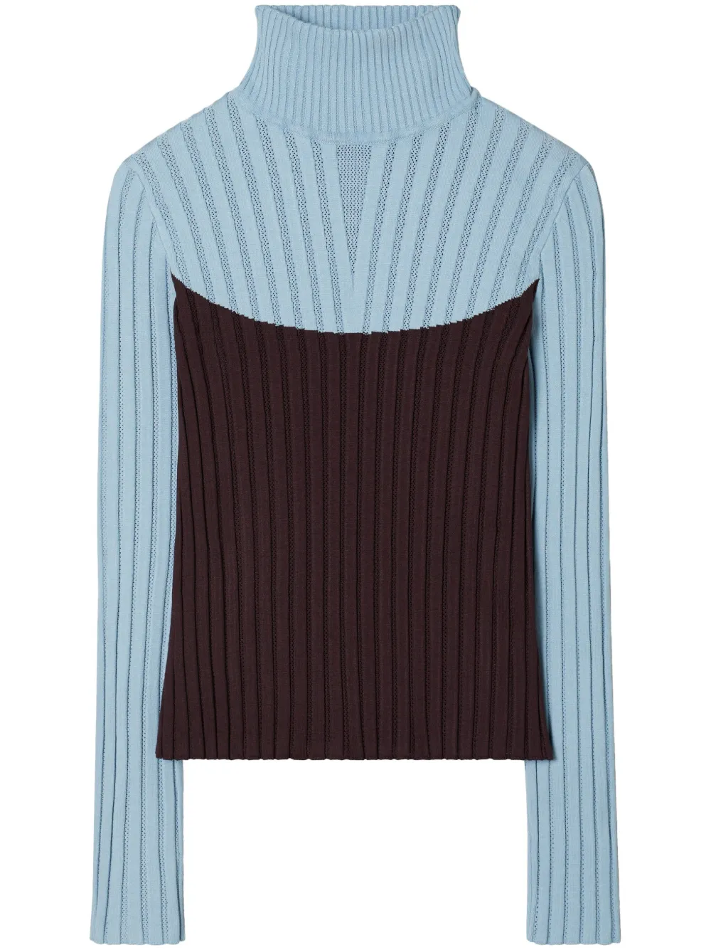 Tory Burch colour-block Sweater | Blue | FARFETCH BN