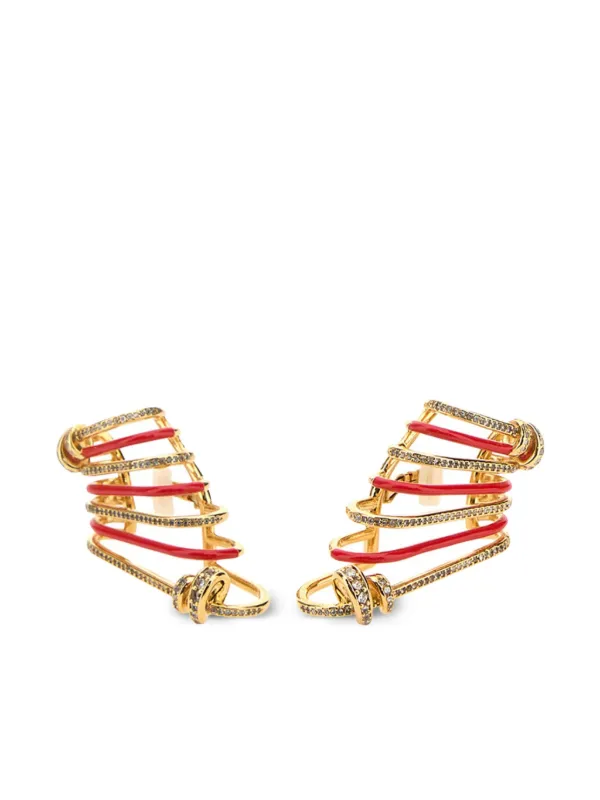 FENDI Filo Ear Cuff Gold FARFETCH DE