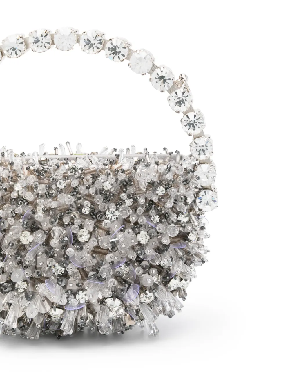 L'Alingi Micro Eternity Clutch Bag | Silver | FARFETCH