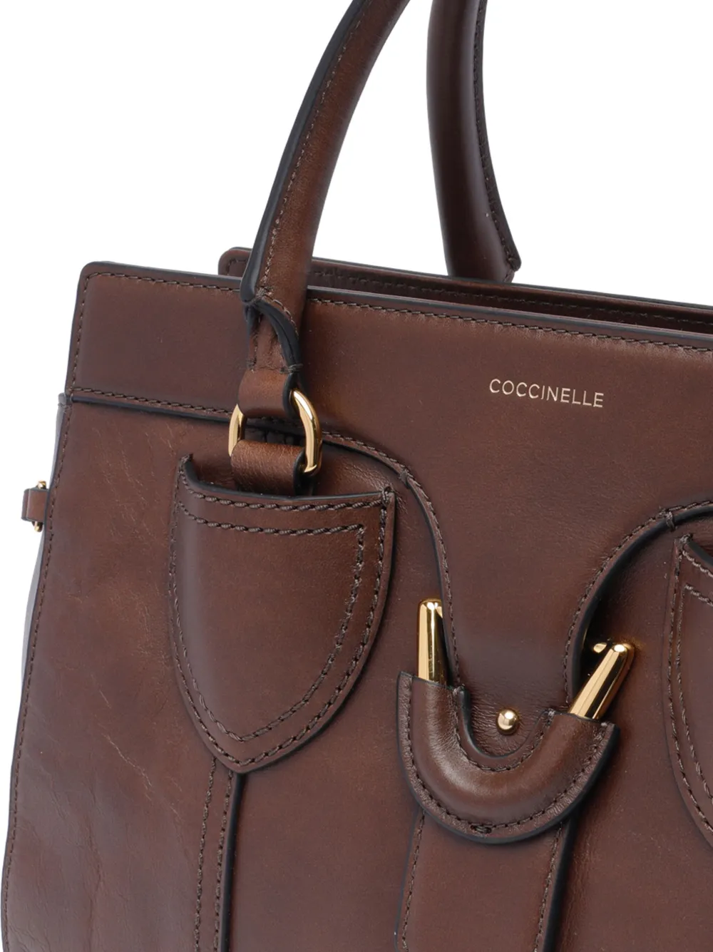 Coccinelle York Vintage Tote Bag | Brown | FARFETCH