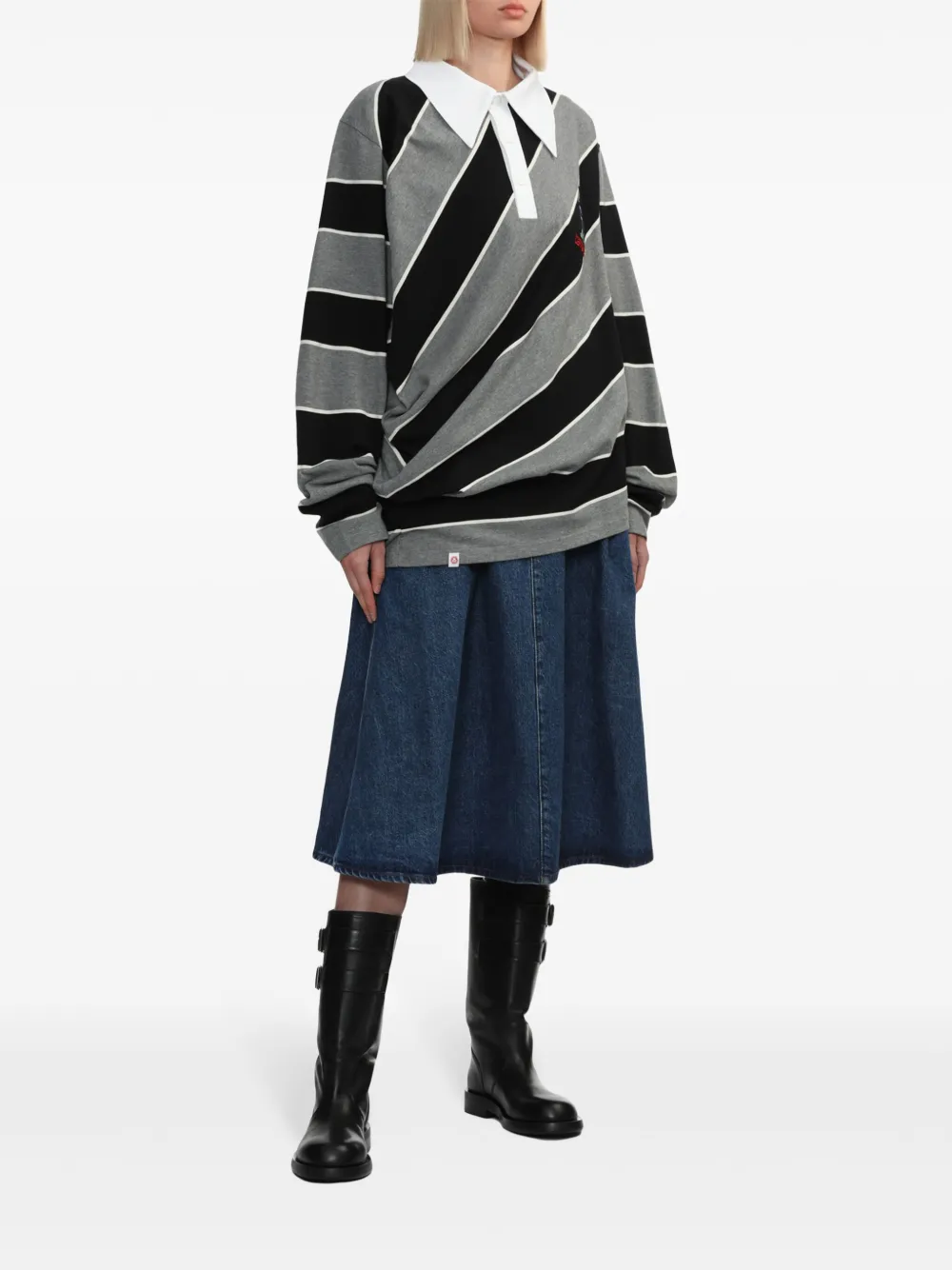 Topsy Turvy 럭비 폴로 탑 | CHARLES JEFFREY LOVERBOY | 페칭 FETCHING