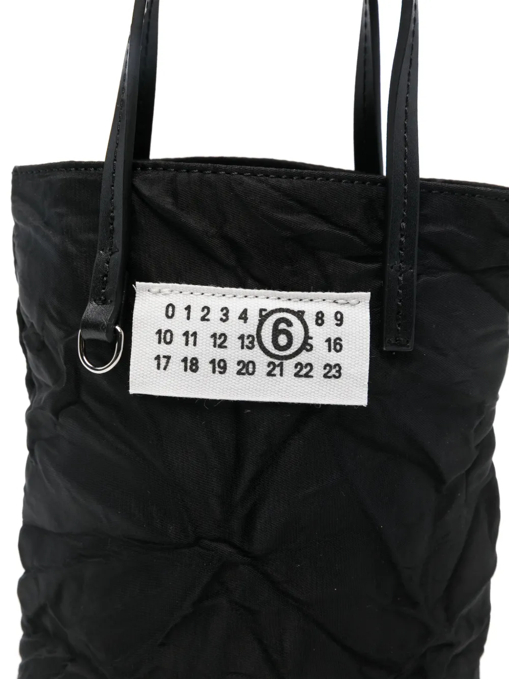 MM6 Maison Margiela Numeric Mini Bag | Black | FARFETCH