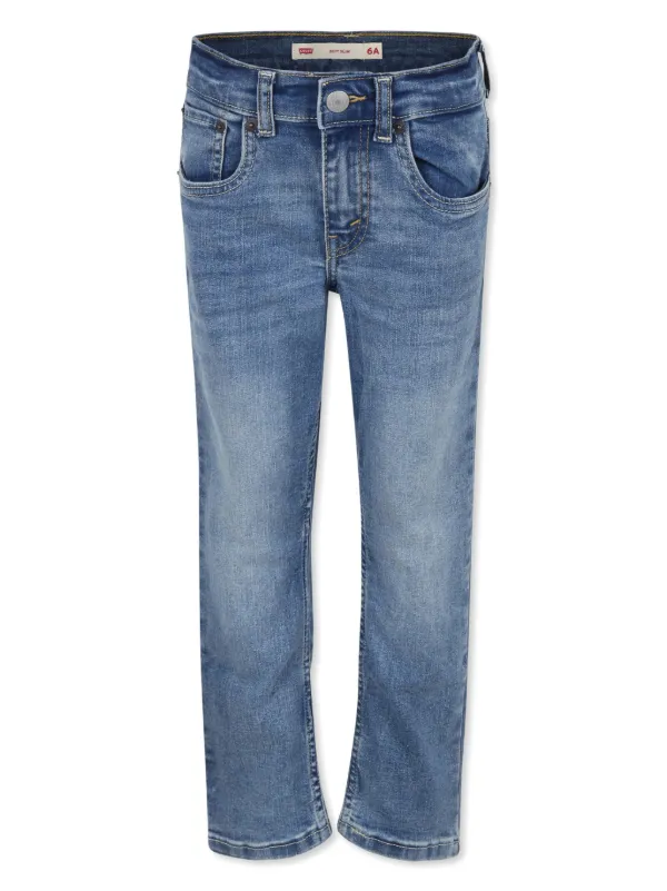 Levi s Kids straight leg Jeans Blue FARFETCH AU