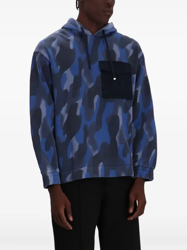 Armani camo hoodie store