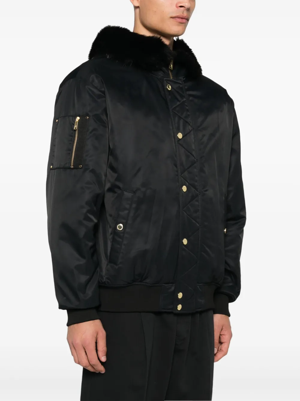 Moose Knuckles Denali Bomber Jacket | Black | FARFETCH