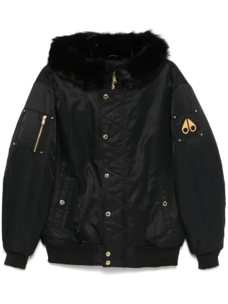 Moose Knuckles Denali Bomber Jacket | Black | FARFETCH