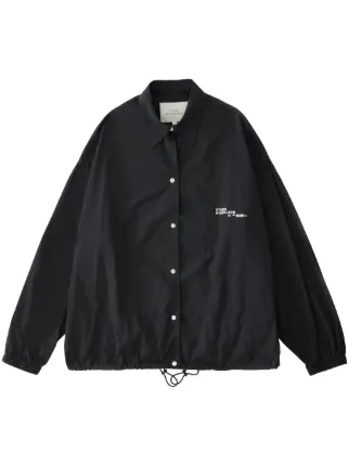 Studio Nicholson Vance logo-print Jacket | Blue | FARFETCH Studio Nicholson Vance logo-print Jacket | Blue | FARFETCH