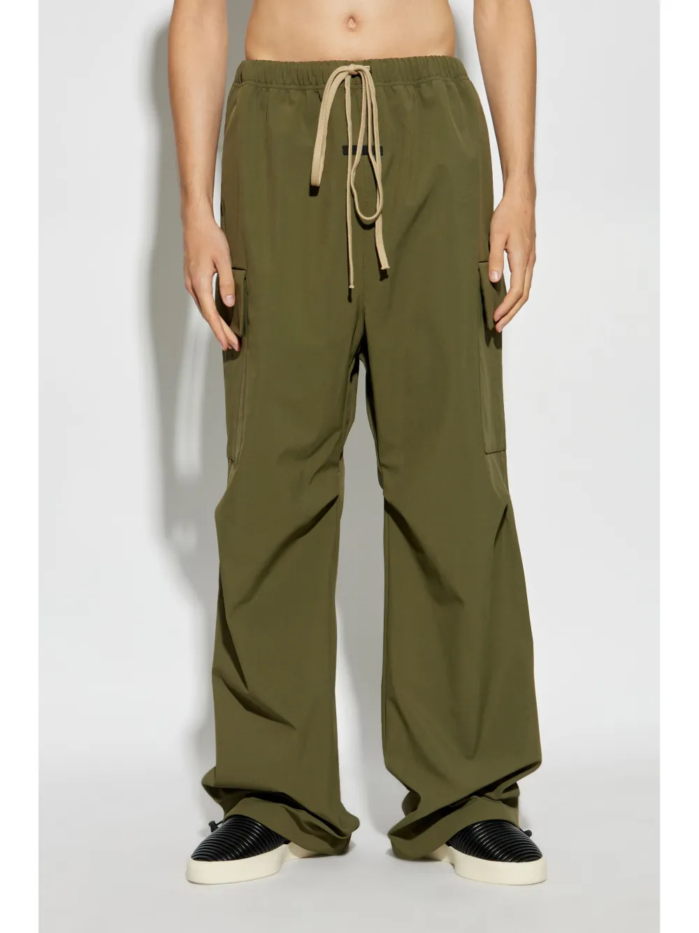 FEAR OF GOD ESSENTIALS drawstring-waist Cargo Pants | Green | FARFETCH