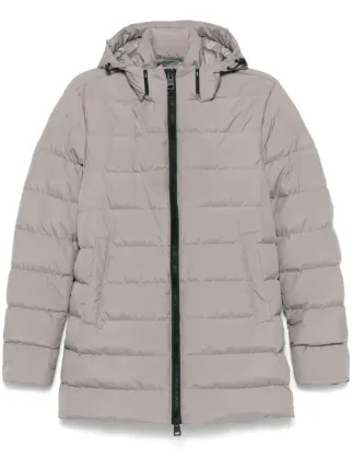Herno Hooded Puffer Jacket | Grey | FARFETCH