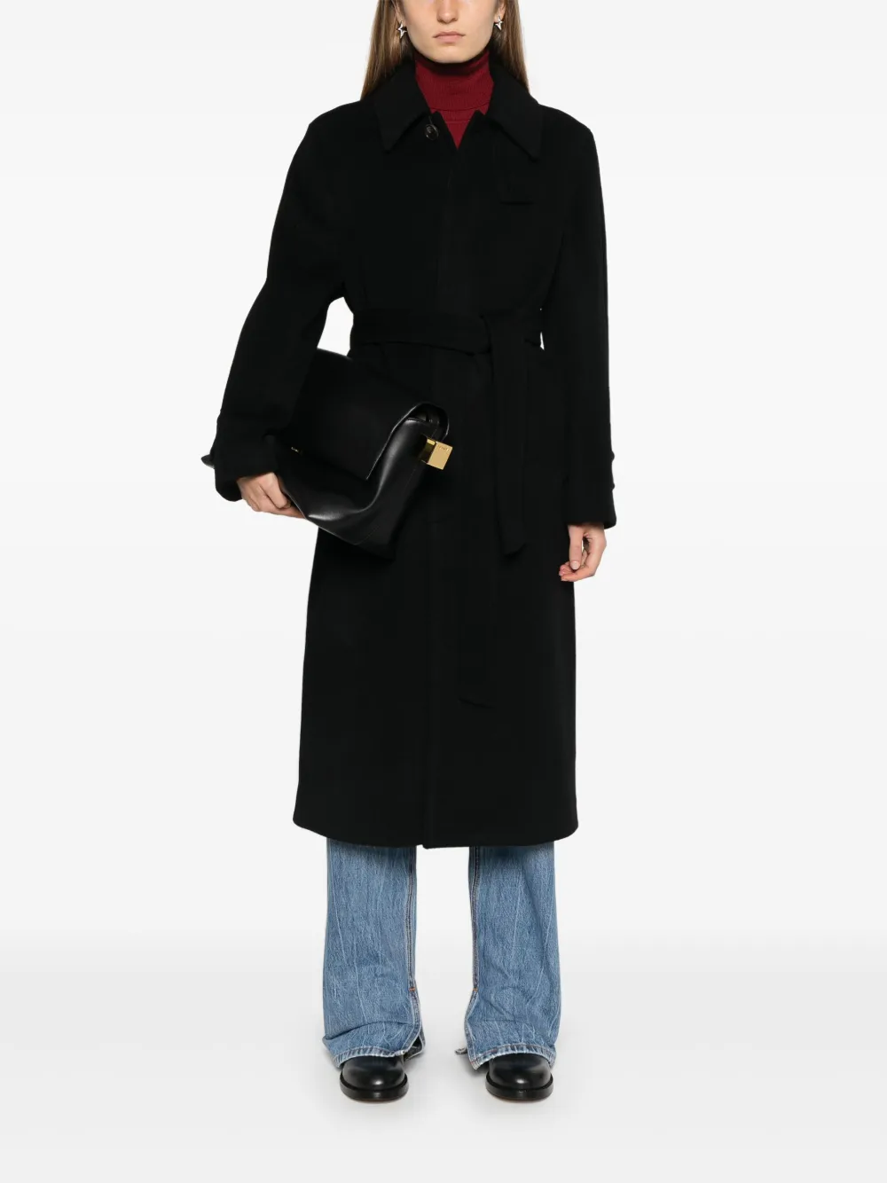 DUNST Wool Coat | Black | FARFETCH