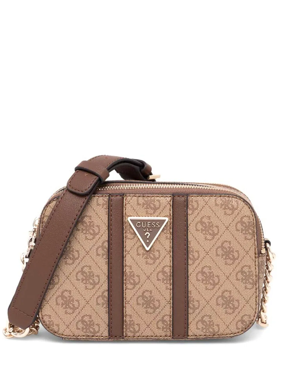 GUESS USA Noreen Cross Body Bag | Neutrals | FARFETCH UK