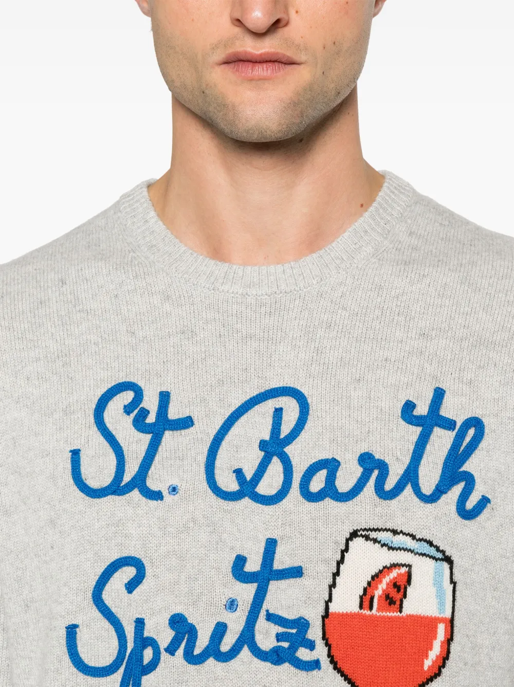 MC2 Saint Barth x Spritz Pull Heron | Gris | FARFETCH FR