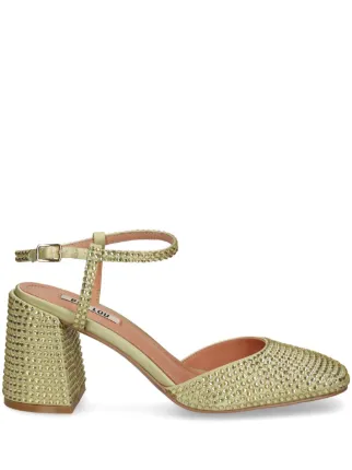 Bibi Lou 80mm Emily Pumps | Green | FARFETCH AO