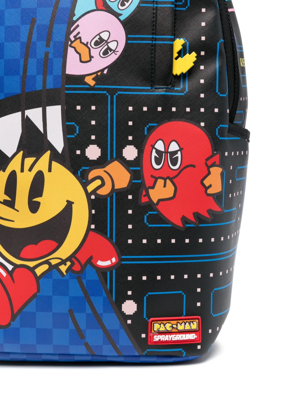 Sprayground Kid x Pac Man Running Reveal バックパック | ブルー | FARFETCH JP