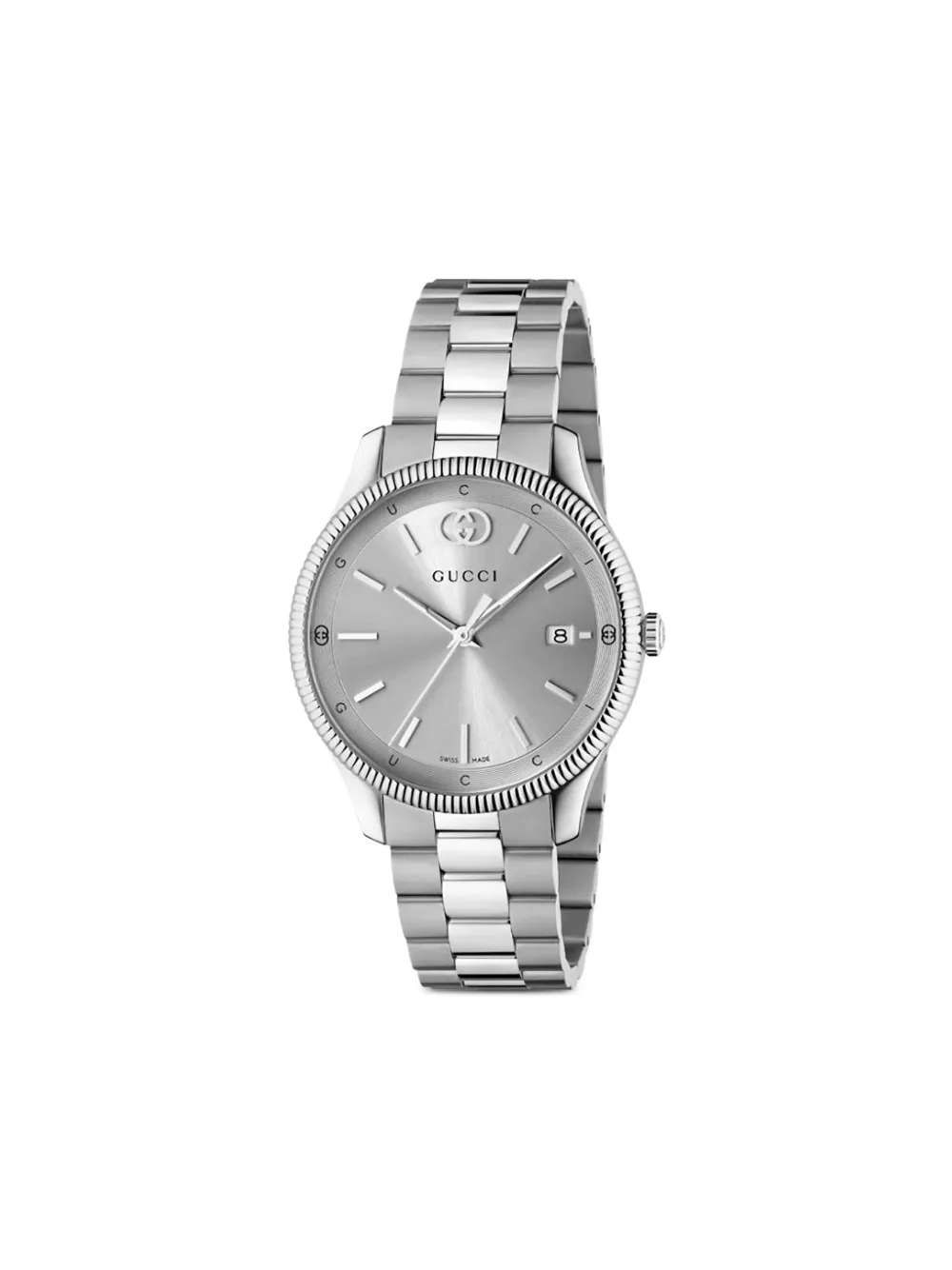 Gucci G-Timeless 38mm | Silver | FARFETCH TR