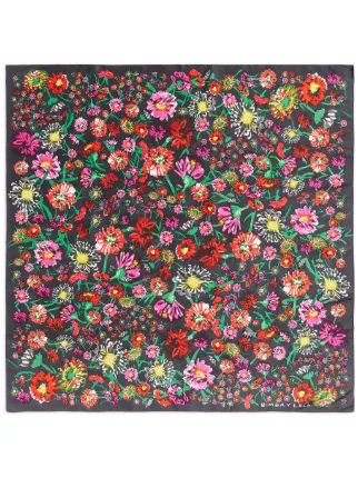 Bimba y Lola floral-print Scarf | Grey | FARFETCH