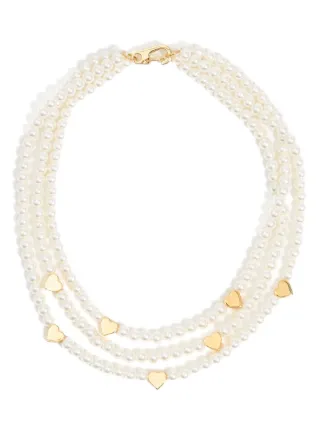 Bimba y Lola multi-pearl Bead Necklace | White | FARFETCH