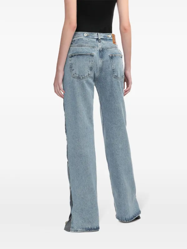 Y/Project Collapsable Waist Jeans | Blue | FARFETCH Y/Project Collapsable Waist Jeans | Blue | FARFETCH