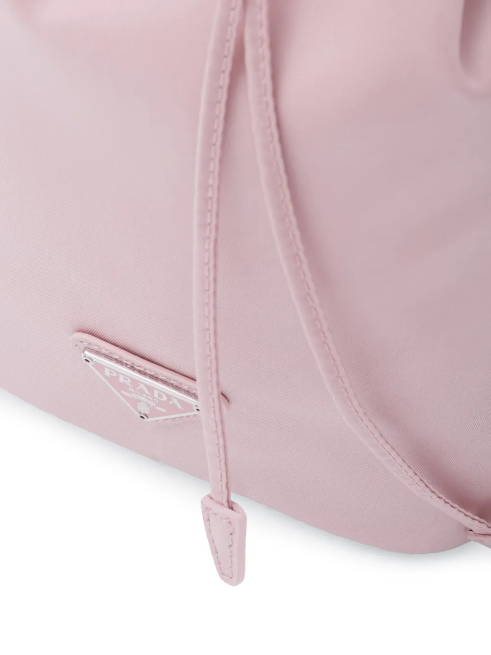 Prada Mini logo-triangle Bag | Pink | FARFETCH