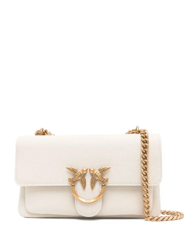 PINKO Love One Cross Body Bag White FARFETCH