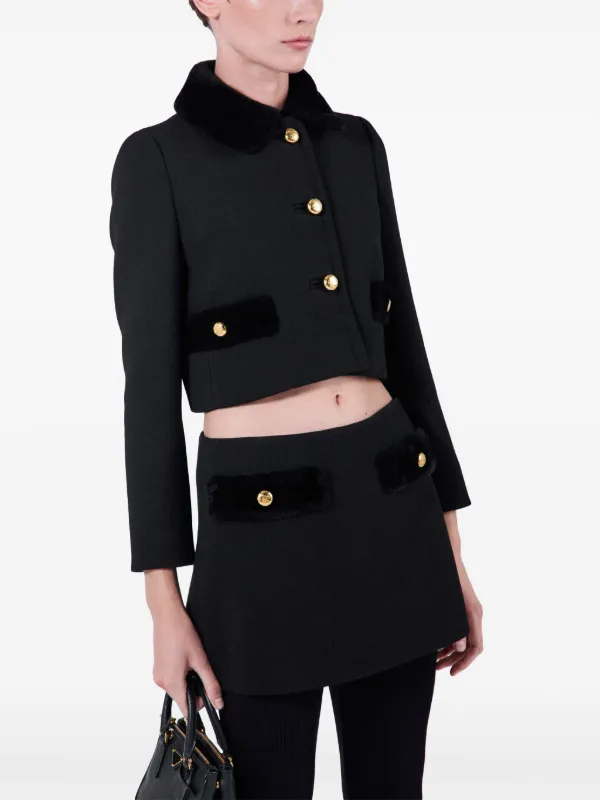 Prada シングルジャケット | ブラック | FARFETCH JP Prada シングルジャケット | ブラック | FARFETCH JP