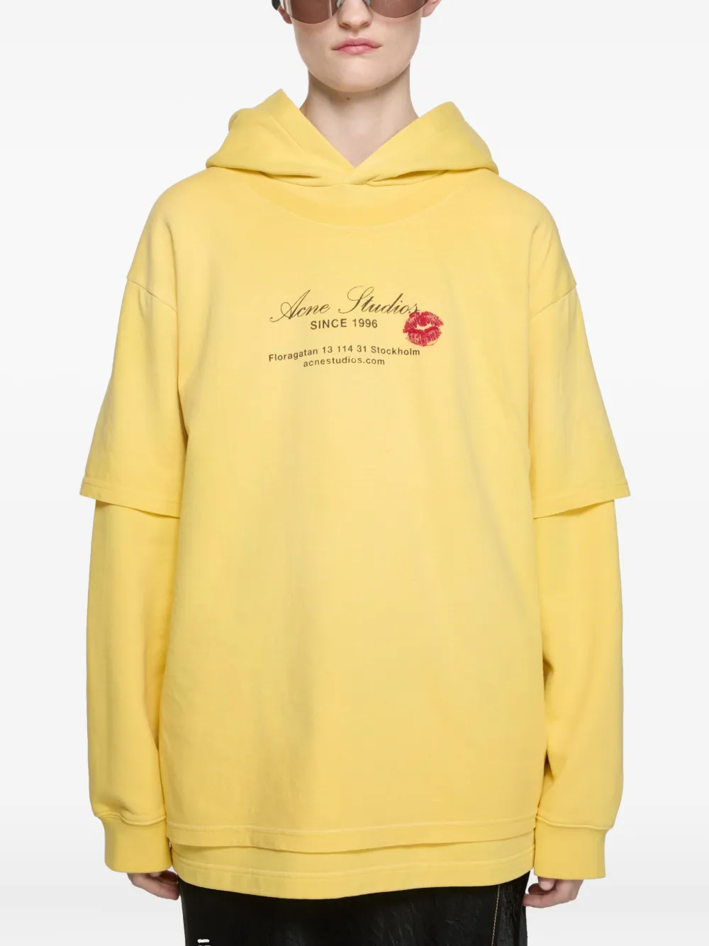 Acne Studios ロゴ パーカー | イエロー | FARFETCH JP Acne Studios ロゴ パーカー | イエロー | FARFETCH JP