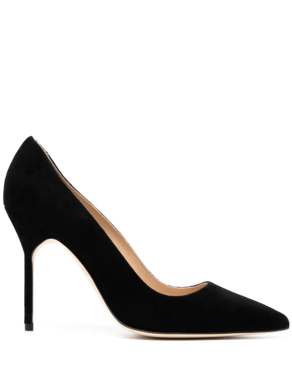 Manolo Blahnik BB 90mm Pointed Pumps | Black | FARFETCH CY Manolo Blahnik BB 90mm Pointed Pumps | Black | FARFETCH CY