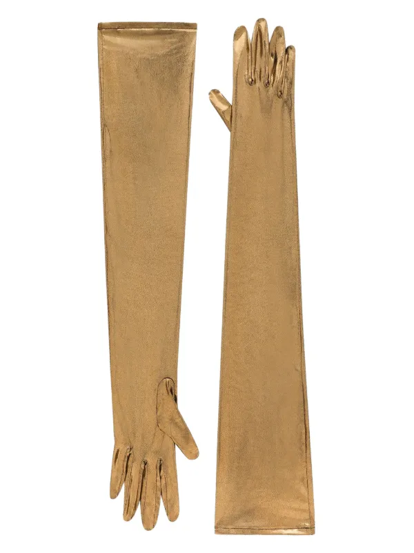Long gloves gold store