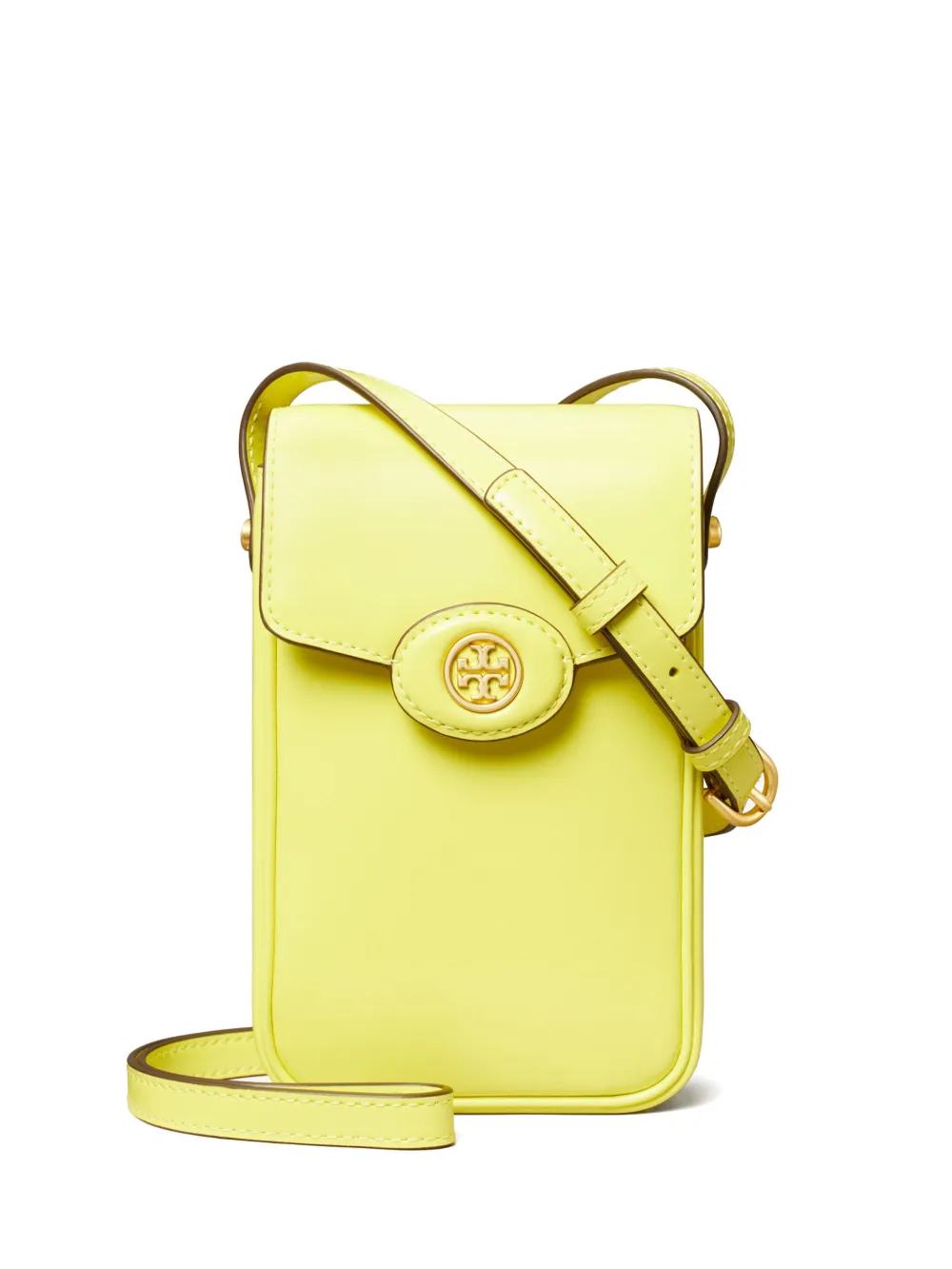 Tory Burch Robinson Phone Crossbody Bag | Yellow | FARFETCH