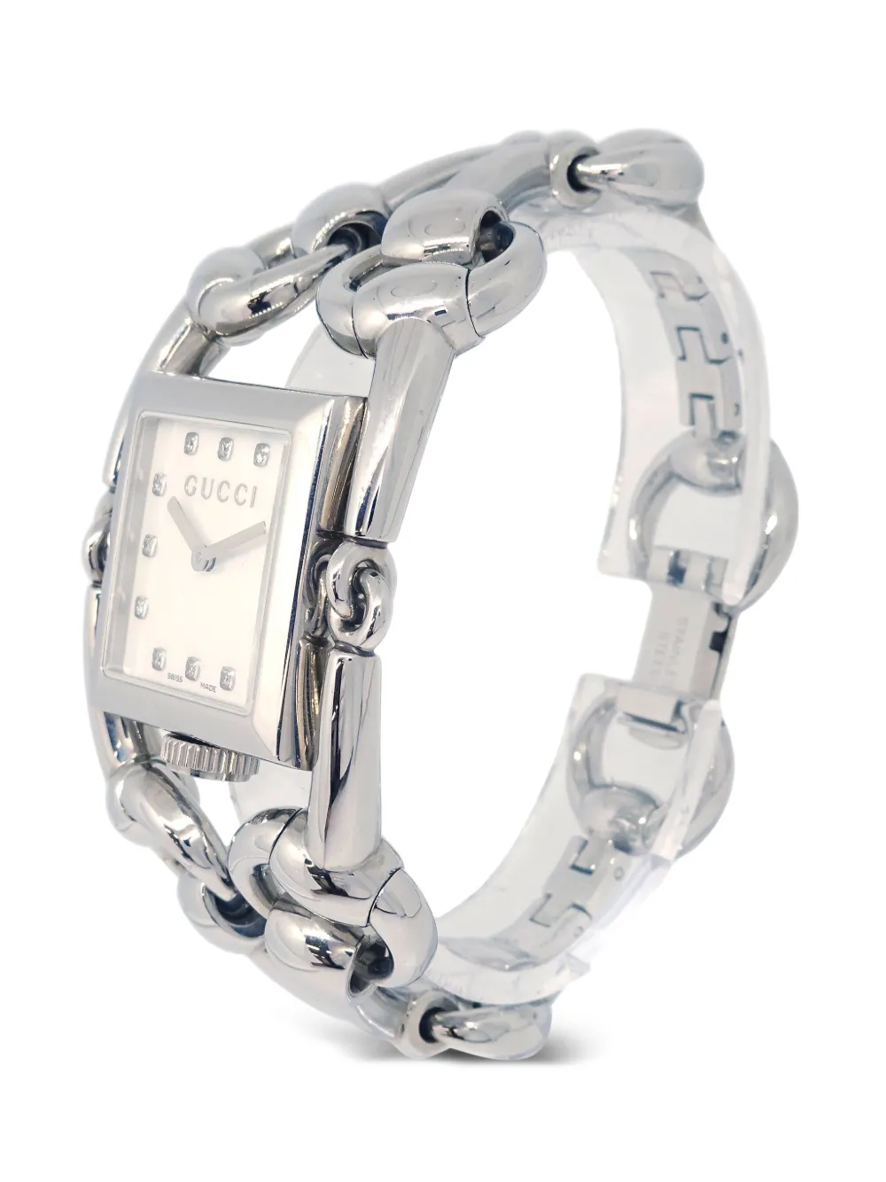 Gucci Pre-Owned 1990-2000s Signoria 25mm | Silver | FARFETCH