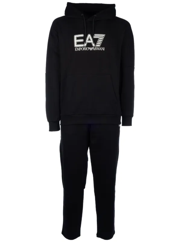 Ea7 Emporio Armani Pantalon De Jogging Tute Noir FARFETCH FR