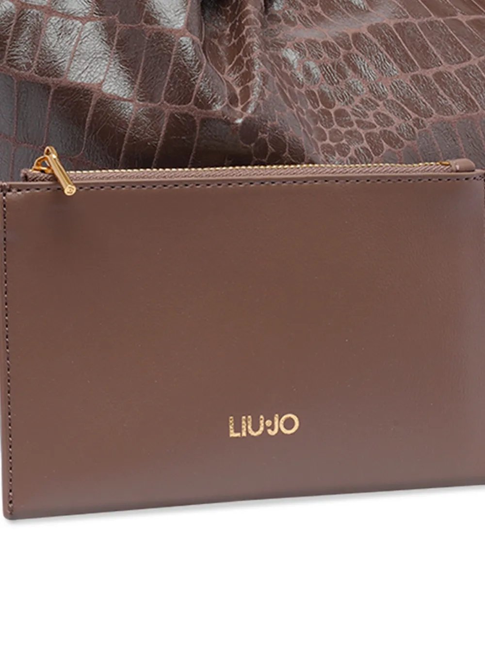 LIU JO crocodile-effect Tote Bag | Brown | FARFETCH